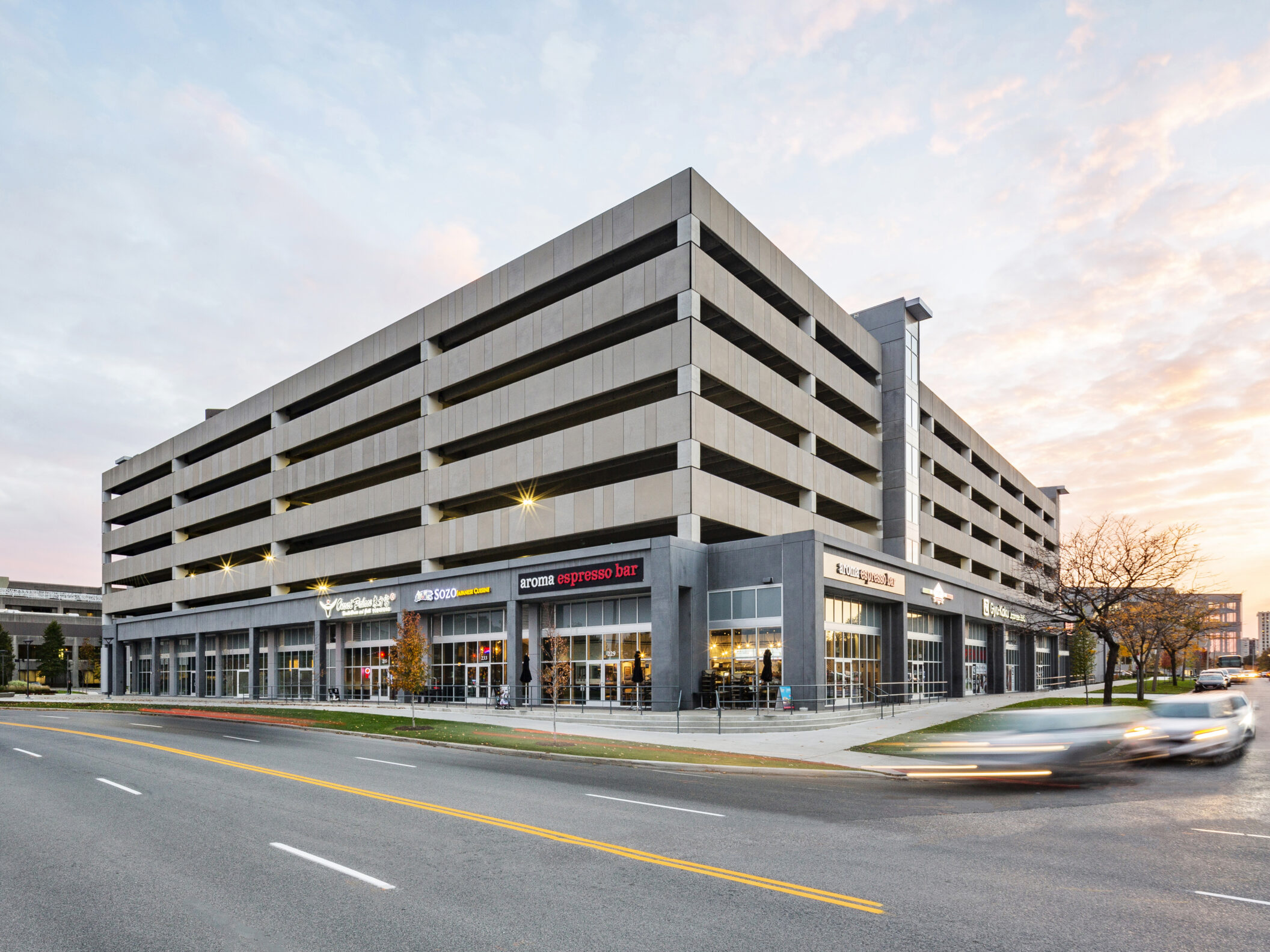 Porsche Canada Head Office, Training and Dealership - Traugott